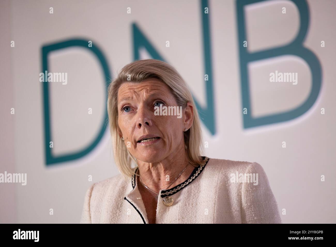 DNB's CEO Kjerstin Braathen giving her key note speech at DNB’s Capital ...