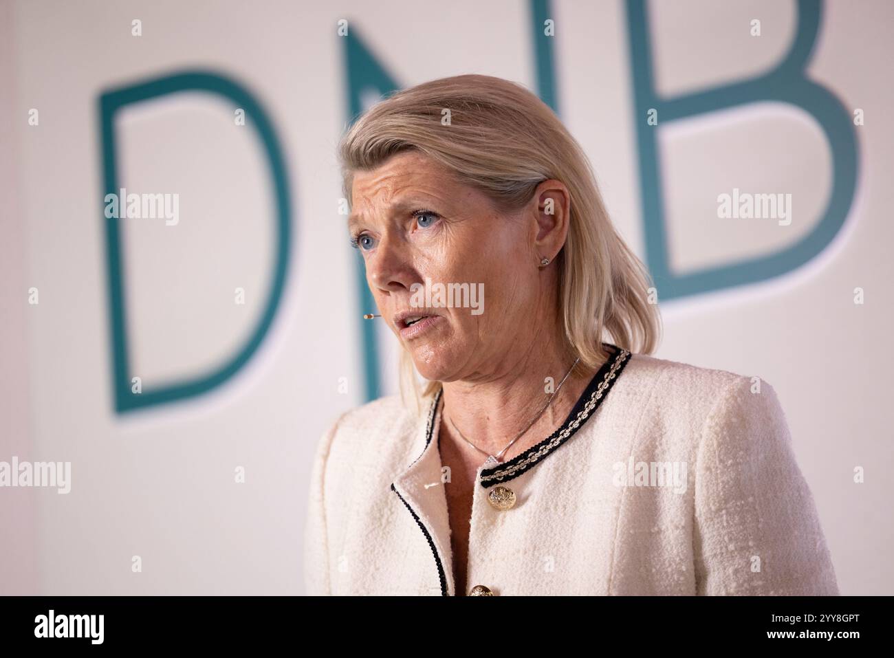 DNB's CEO Kjerstin Braathen giving her key note speech at DNB’s Capital ...
