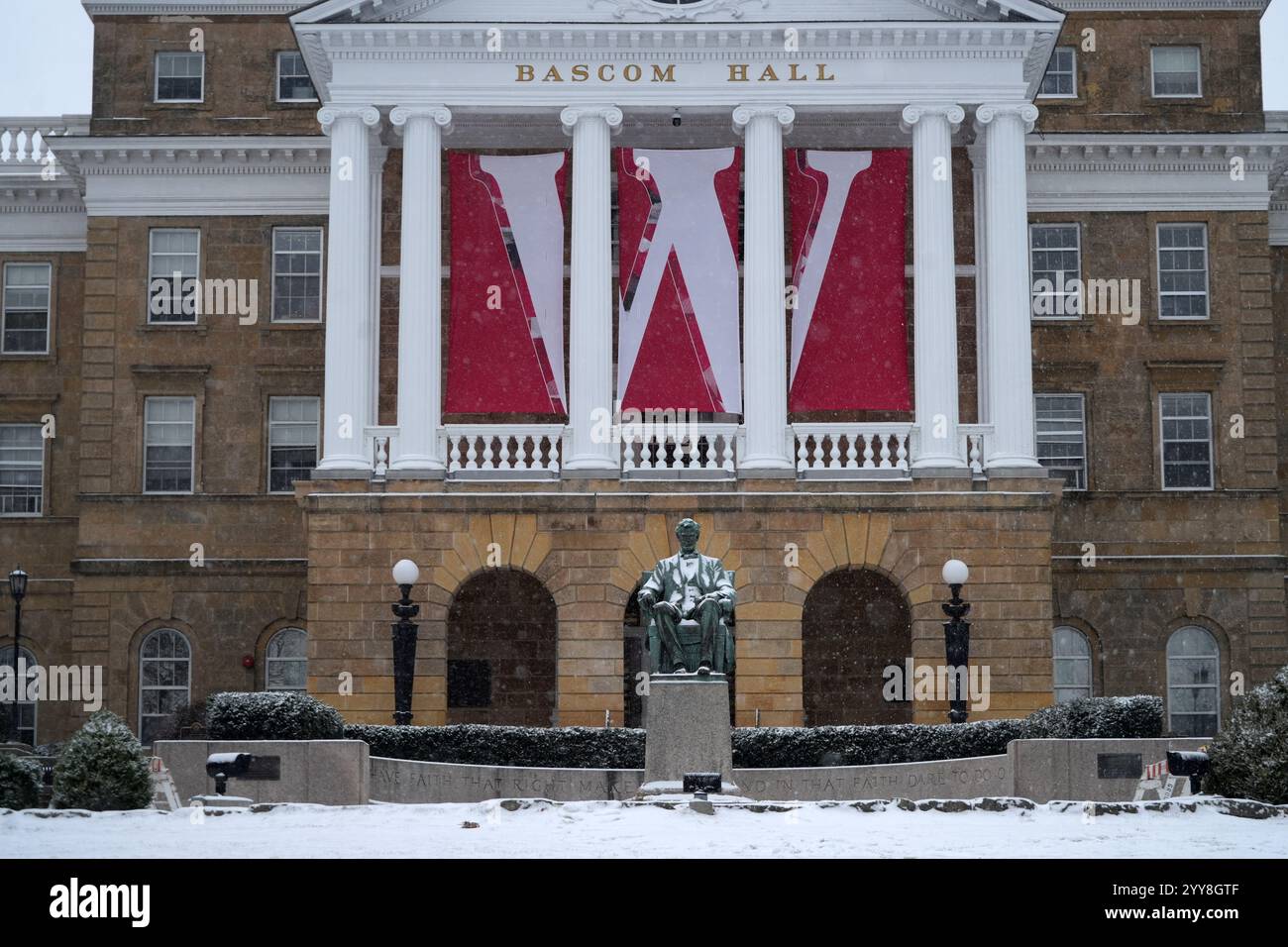 Madison, United States. 19th Dec, 2024. A general overall view of ...