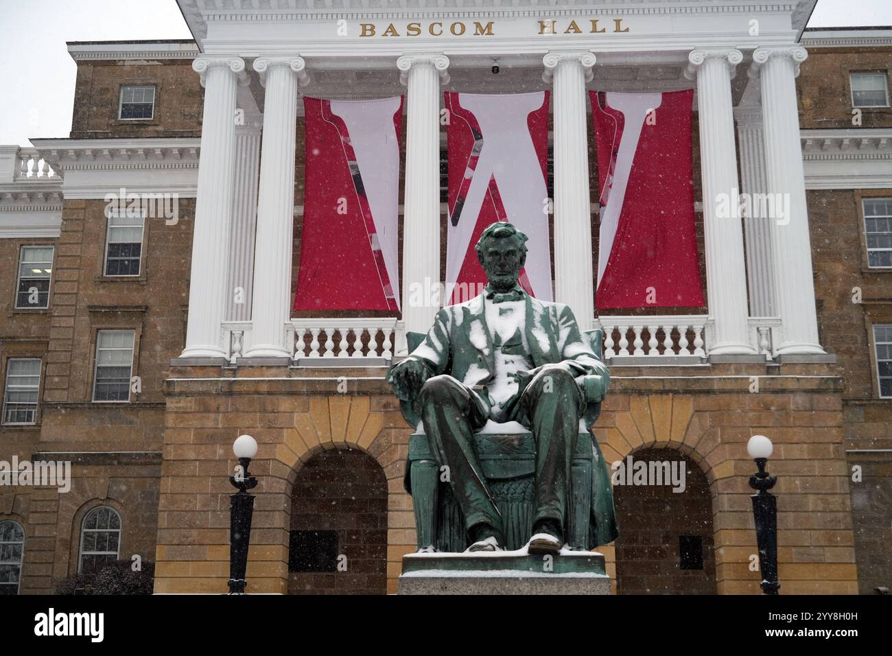 Madison, United States. 19th Dec, 2024. A general overall view of ...