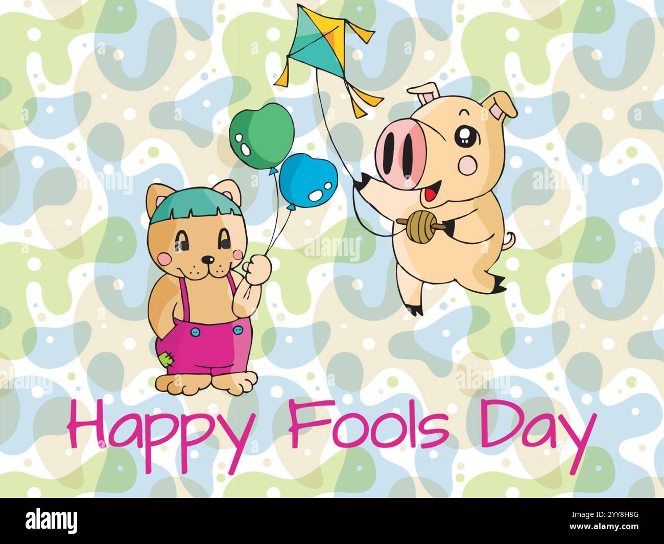 Pig kite Stock Vector Images - Alamy
