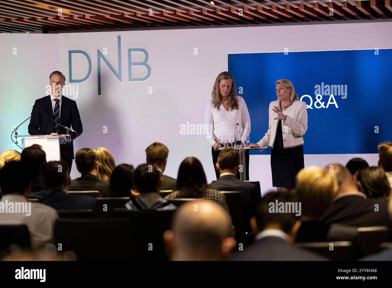 DNB's CEO Kjerstin Braathen and CFO Ida Lerner at the DNB’s Capital ...