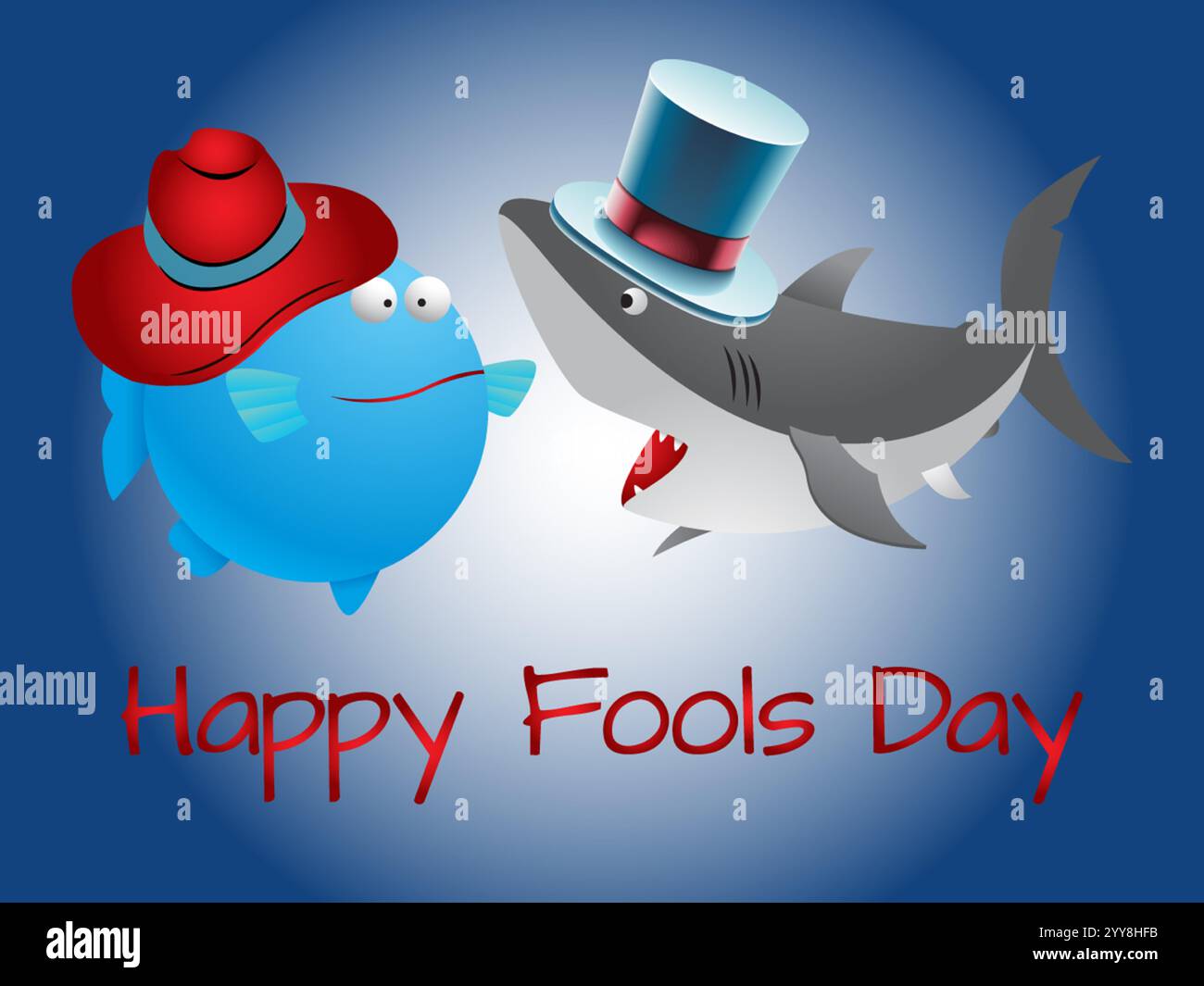 Cartoon fish wearing hat on hi-res stock photography and images - Alamy