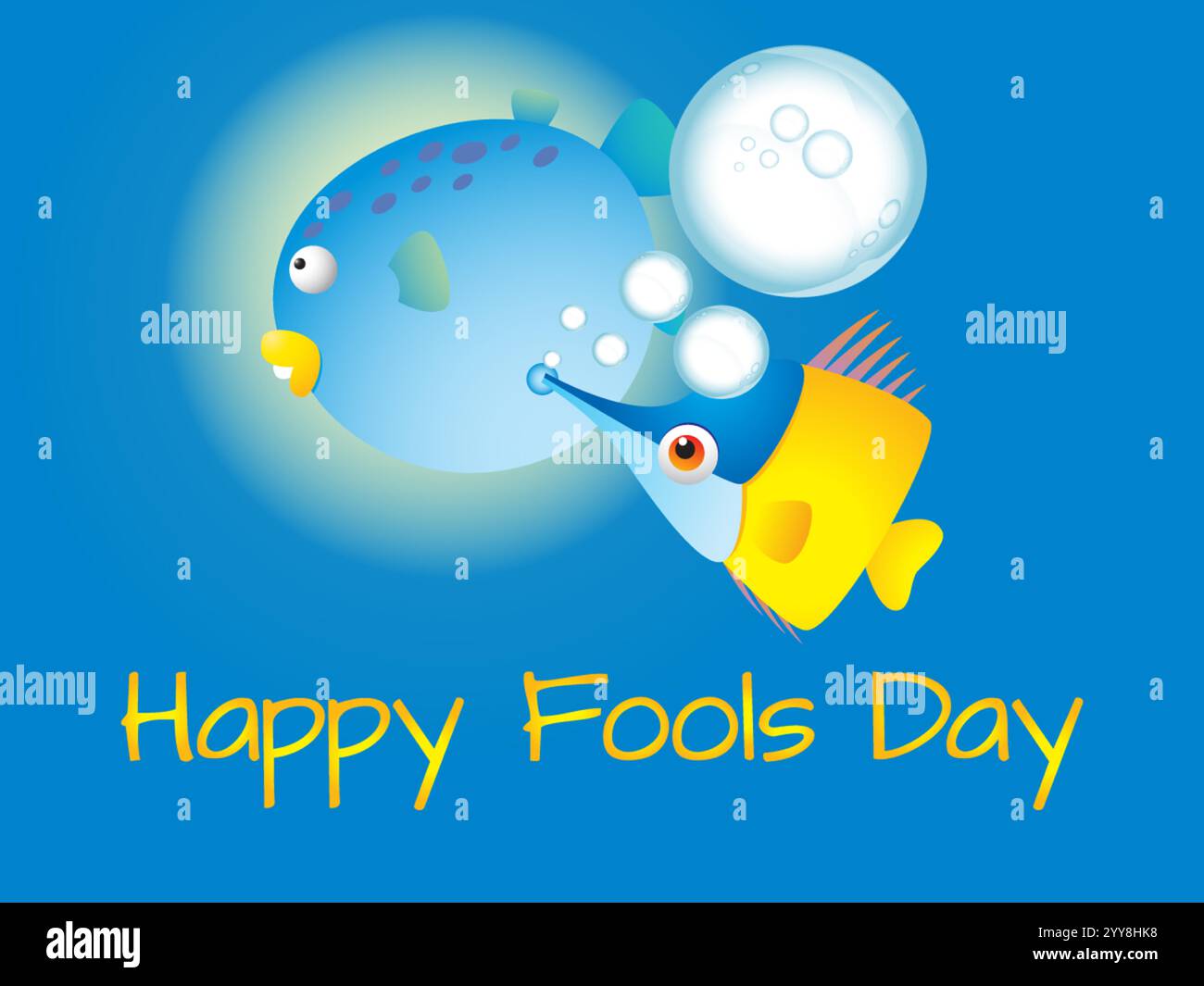 Idiot fish Stock Vector Images - Alamy