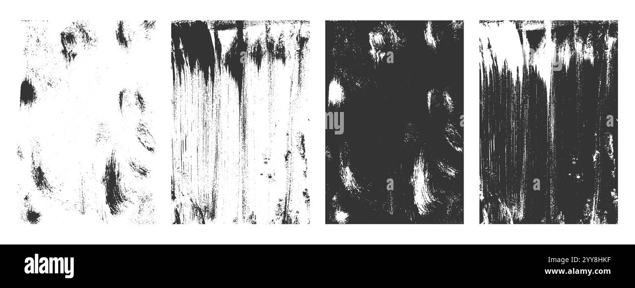 Grunge overlays black Stock Vector Images - Alamy