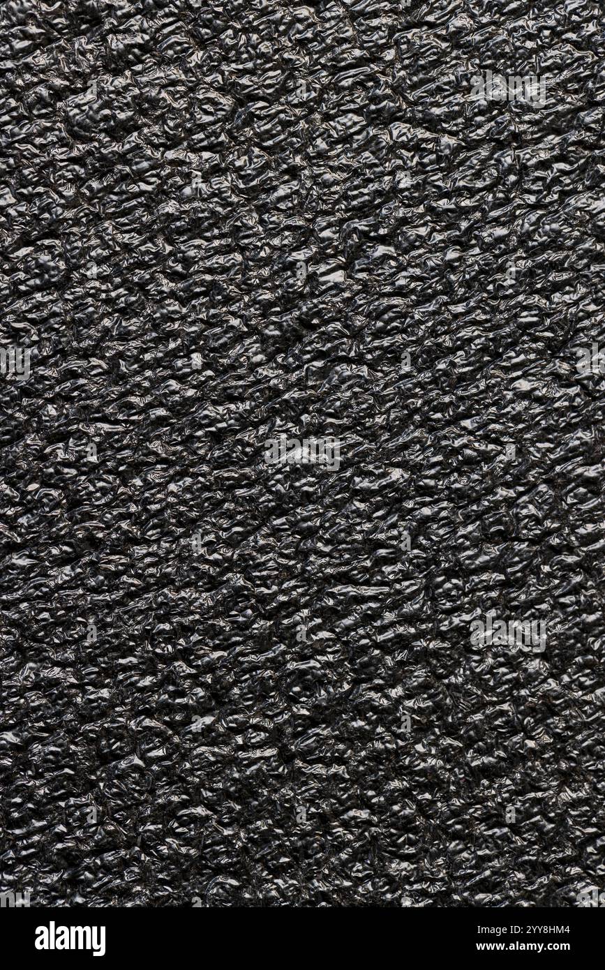 foam for insulation of buildings and packaging of goods, soft black ...