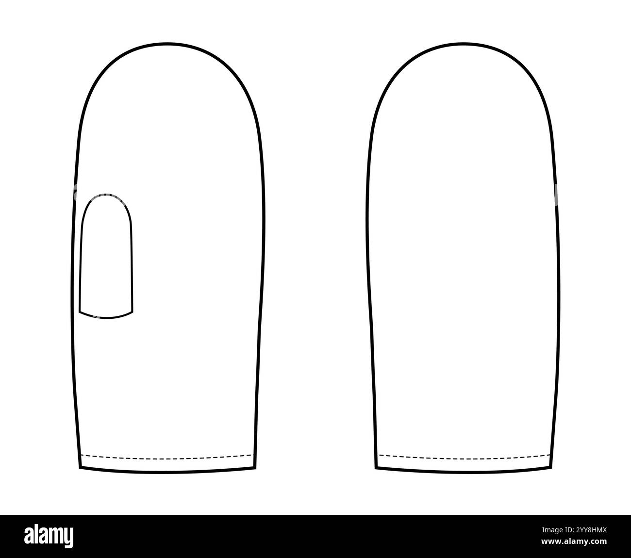 One-Fingered Mitten Gloves Fashion hand accessory clothing technical ...