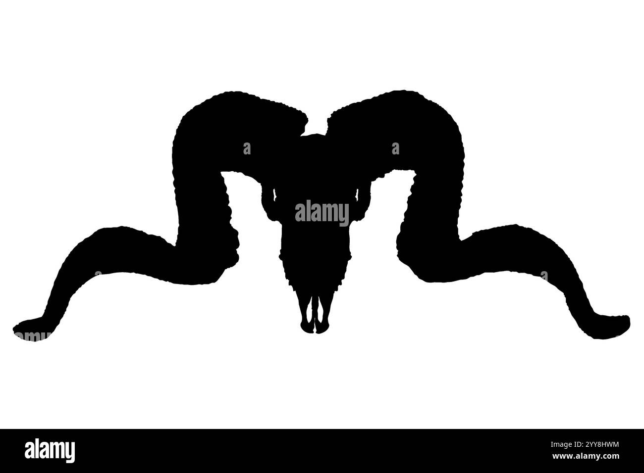 Black vector ram skull Stock Vector Image & Art - Alamy