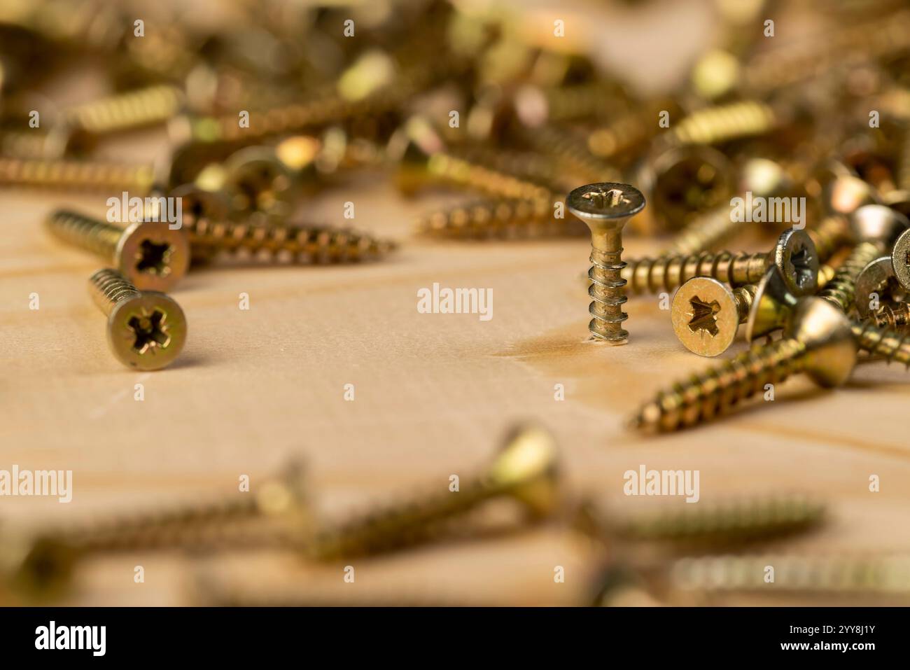 golden self-tapping screws for installation and construction work with ...