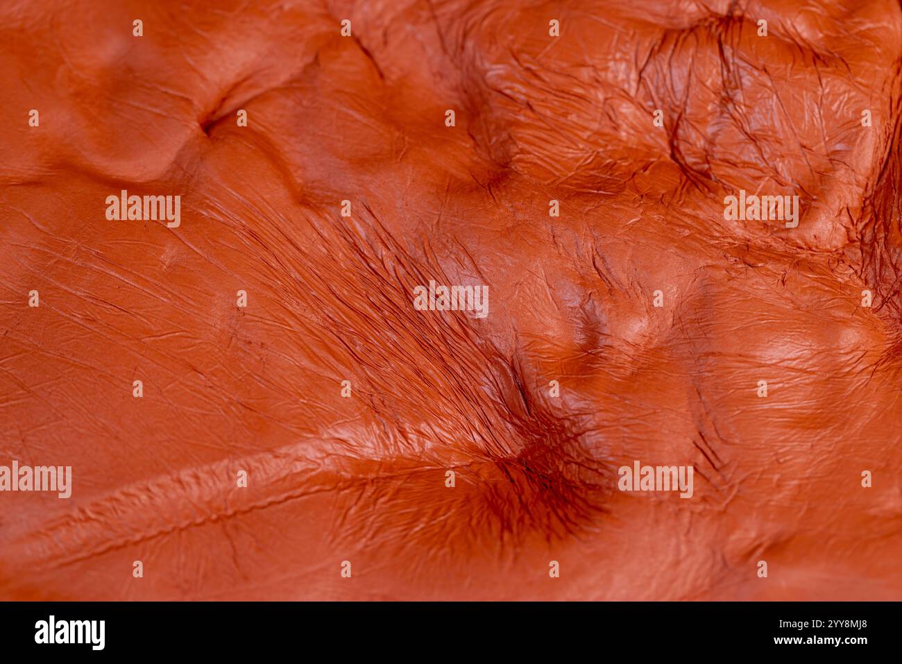 orange clay for modeling of various products, a special paste with the ...