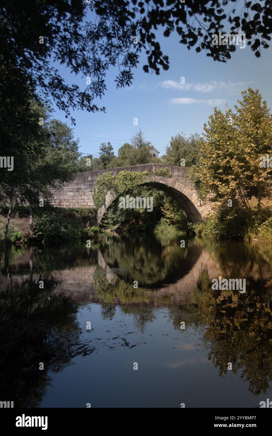 Ancient Roman-Medieval Bridge over the Cabril River in Northern ...