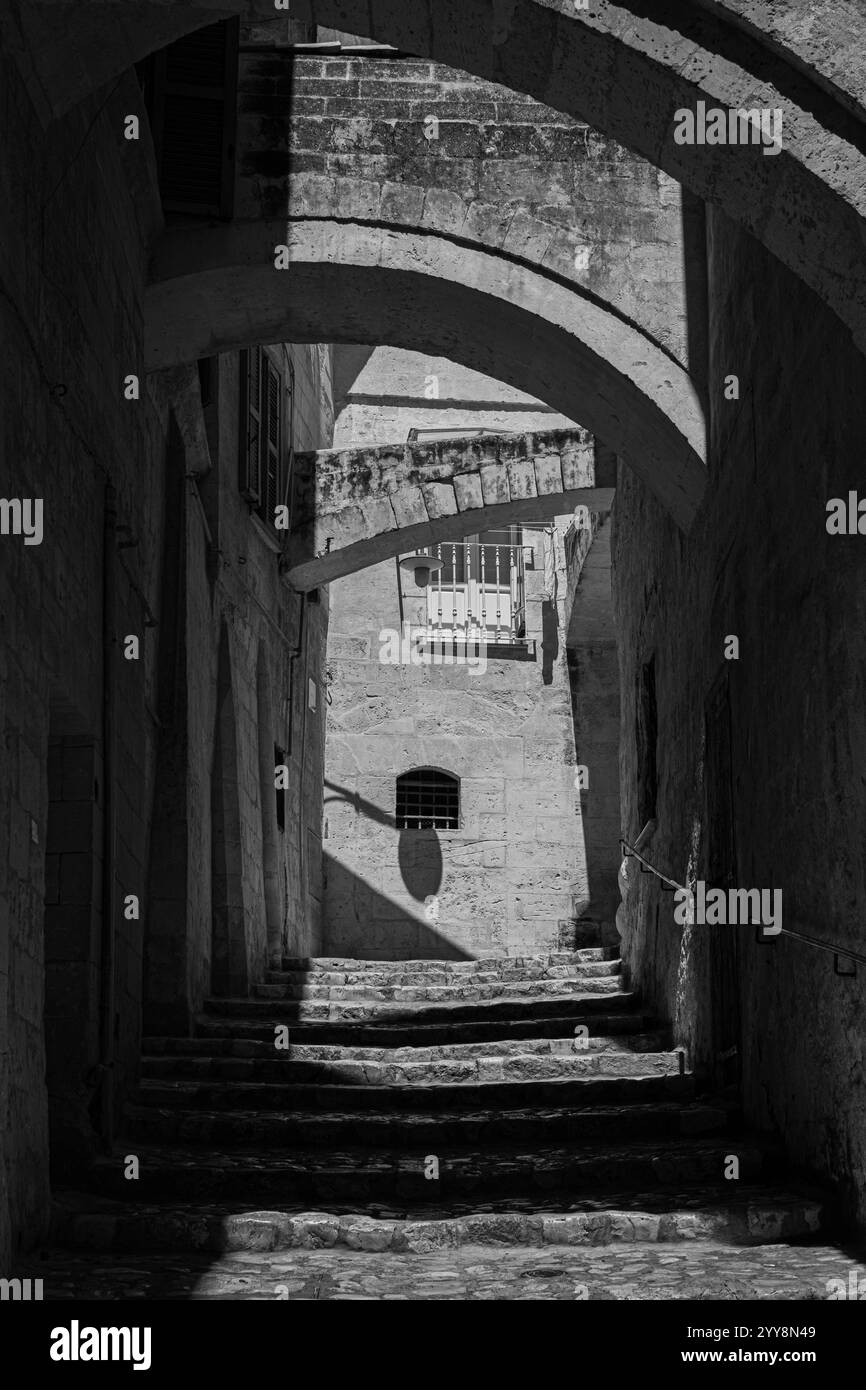 Stone arches and shadows tell stories of a timeless past hidden in ...