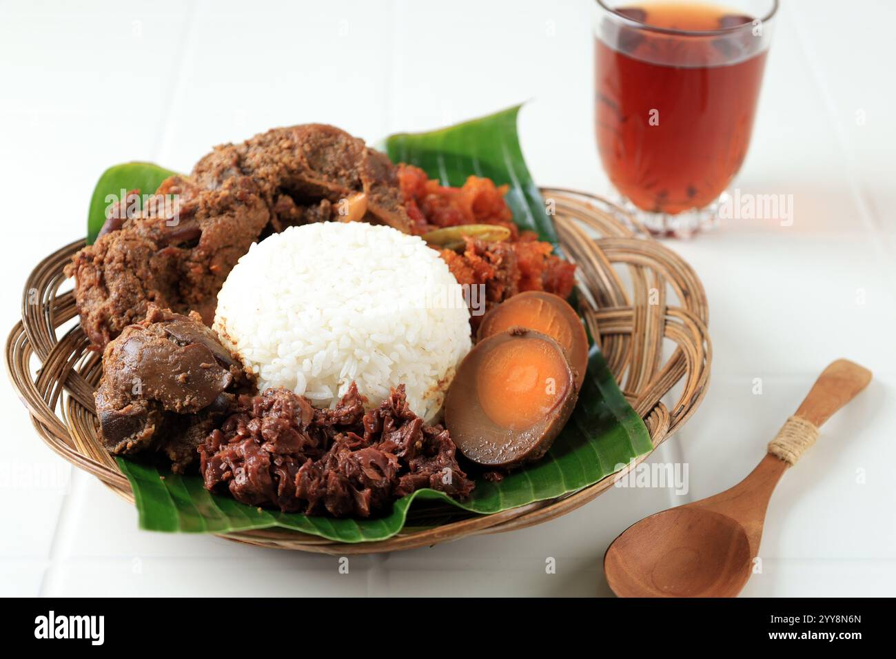 Nasi Gudeg, Typical Food from Yogyakarta, Indonesia. Rice with ...