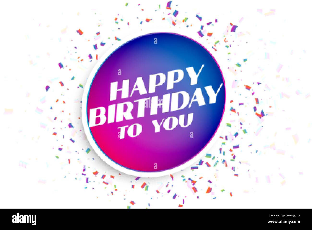 Confetti burst vector vectors Cut Out Stock Images & Pictures - Alamy