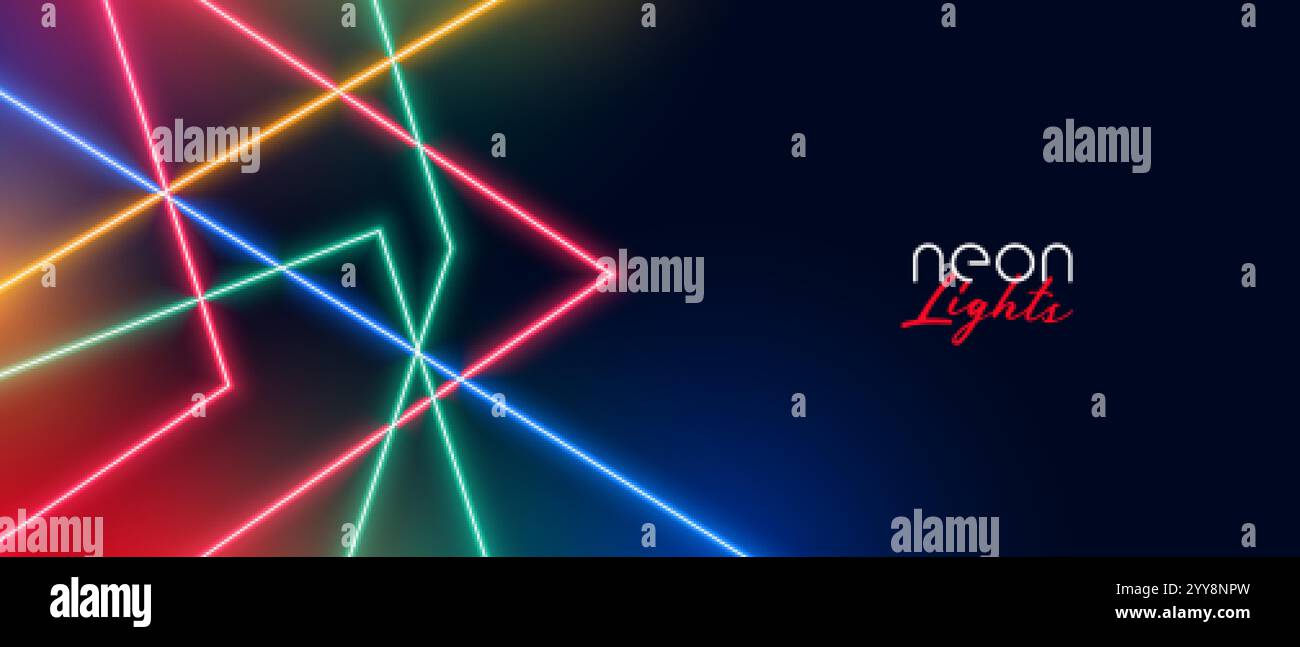 neon led light show background Stock Vector Image & Art - Alamy