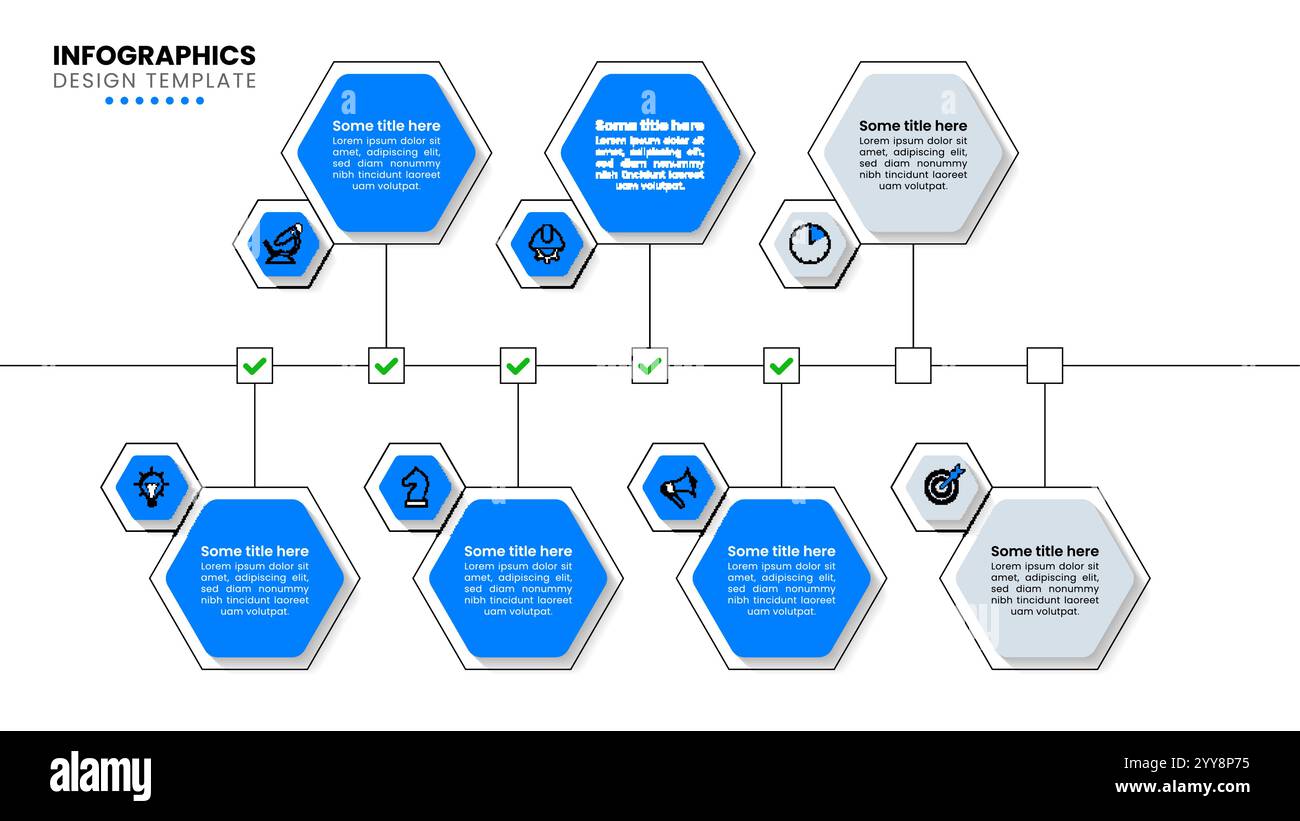 Infographic template with icons and 7 options or steps. Checklist. Can ...