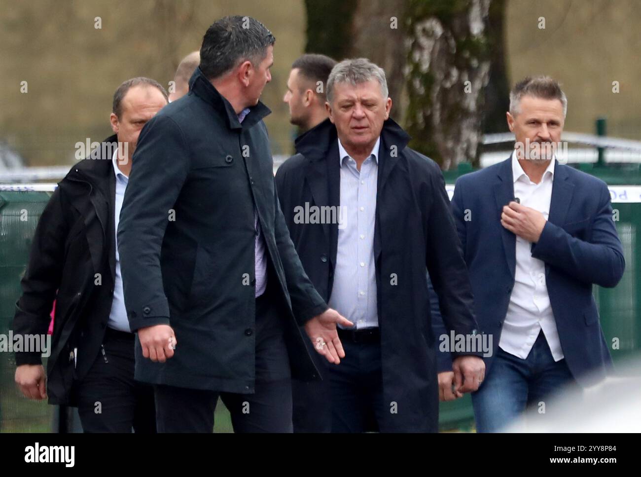 Zagreb, Croatia. 01st Dec, 2024. State Attorney Ivan Turudic is seen ...