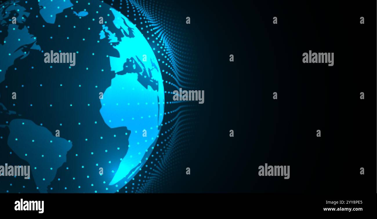 World map dots data Stock Vector Images - Alamy