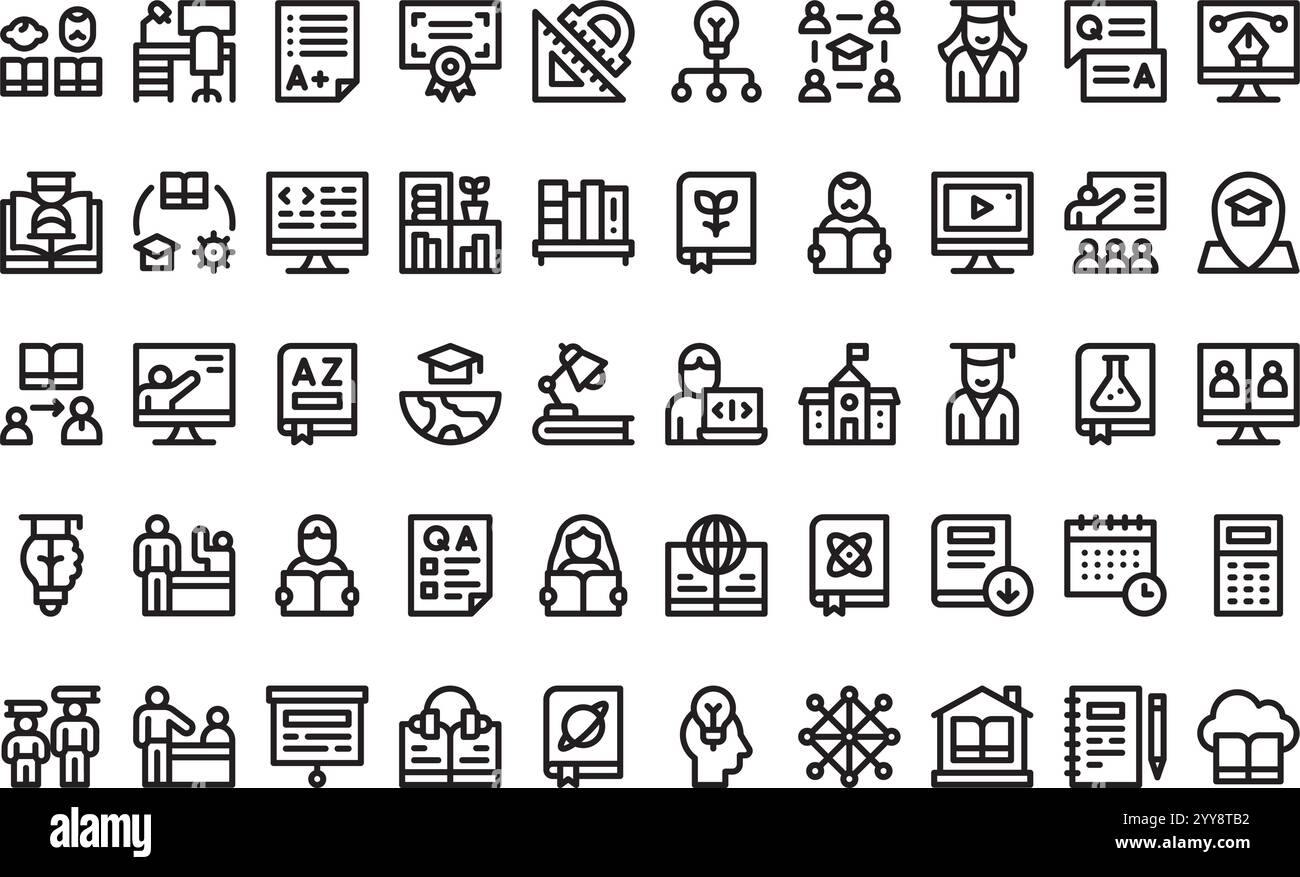 Tutoring vector vectors Black and White Stock Photos & Images - Alamy