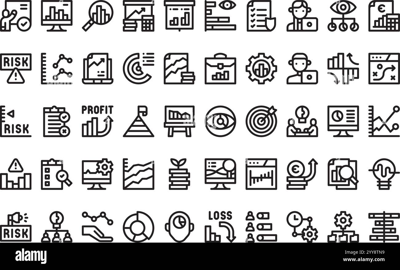 Business analytics icons High-Quality Vector Icons Collection with ...