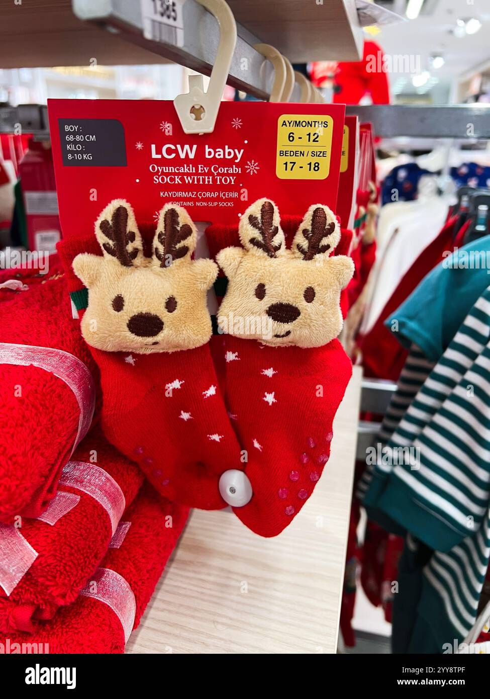 Children slip on socks hi-res stock photography and images - Alamy