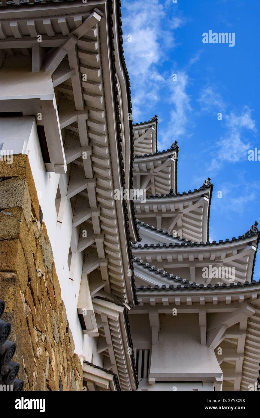 Beautiful Himeji Castle in Himeji city in Hyogo Prefecture in the ...