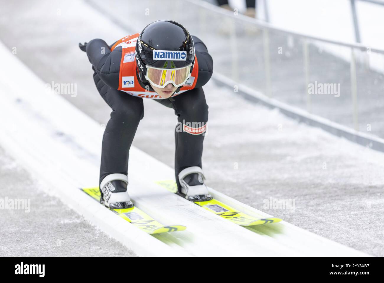 Ingvild Synnoeve Midtskogen from Norway at a trainings Jump of the ...