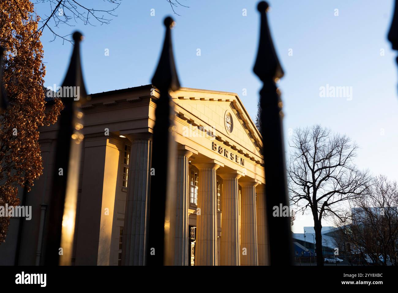 Oslo 20241220. Oslo Stock Exchange in the morning sun. Photo: Erik ...
