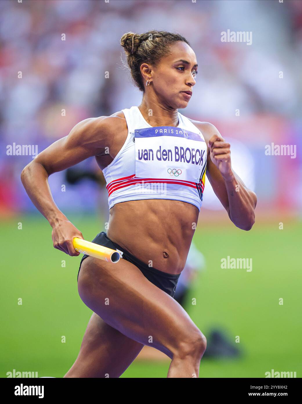 Naomi Van Den Broeck participating in the 4X400 meters relay mixed at ...
