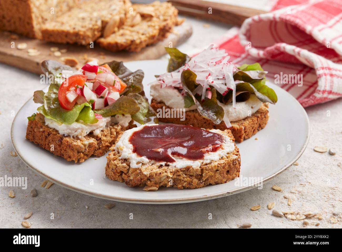 Homemade Seed Bread Stock Photo - Alamy