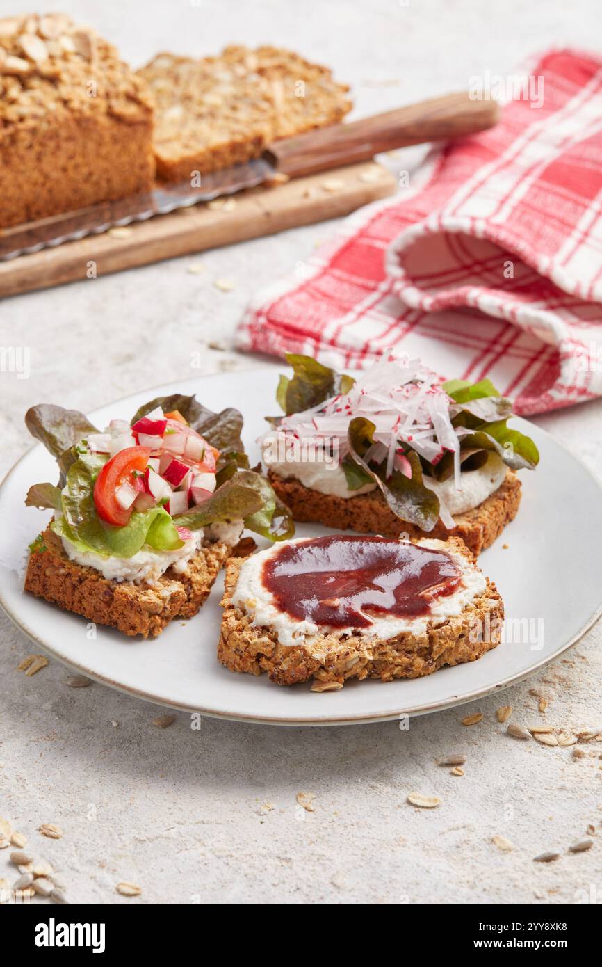 Homemade Seed Bread Stock Photo - Alamy