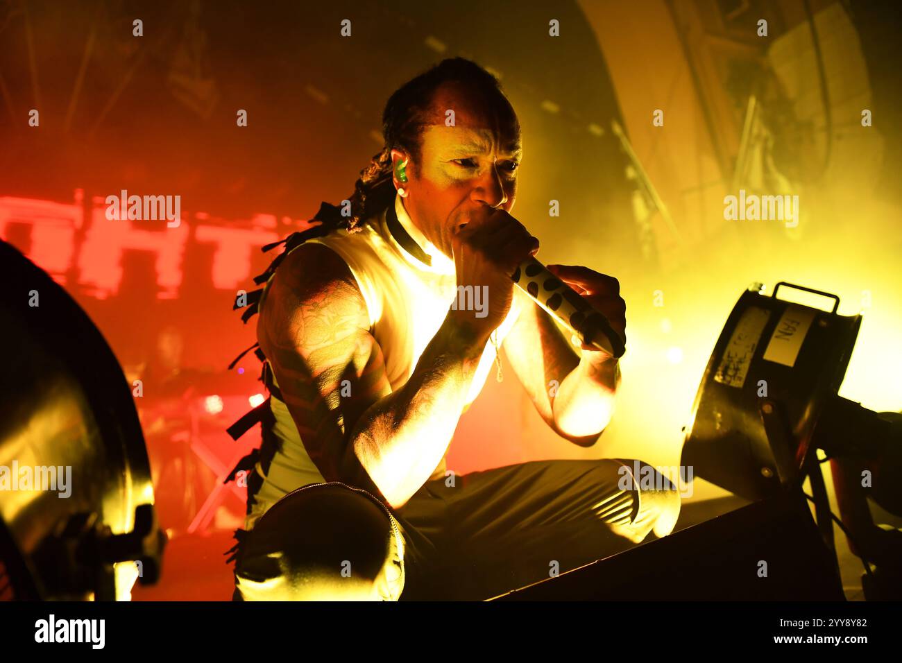 UK. 19th Dec, 2024. LONDON, ENGLAND - DECEMBER 19: Maxim (Keith Andrew Palmer) of 'The Prodigy ...