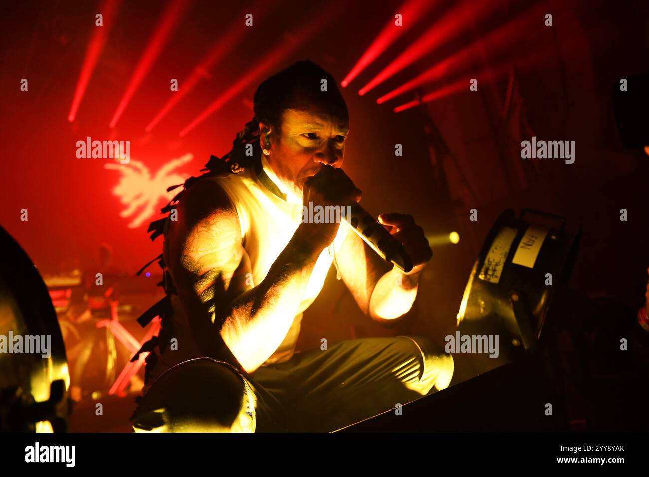 UK. 19th Dec, 2024. LONDON, ENGLAND - DECEMBER 19: Maxim (Keith Andrew Palmer) of 'The Prodigy ...