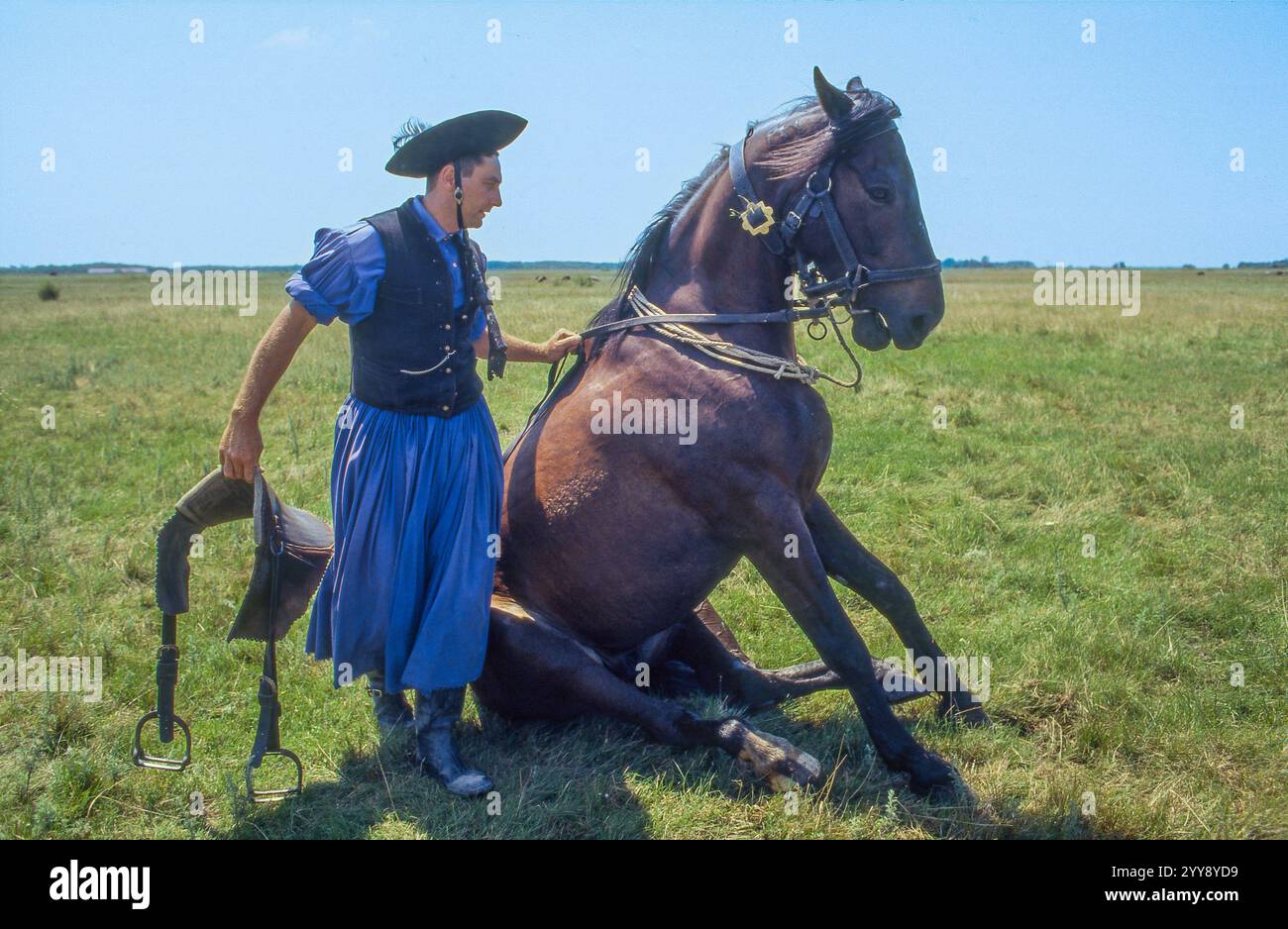Hungary, Csikós, the Hungarian horse herders in the Hortobágy National ...