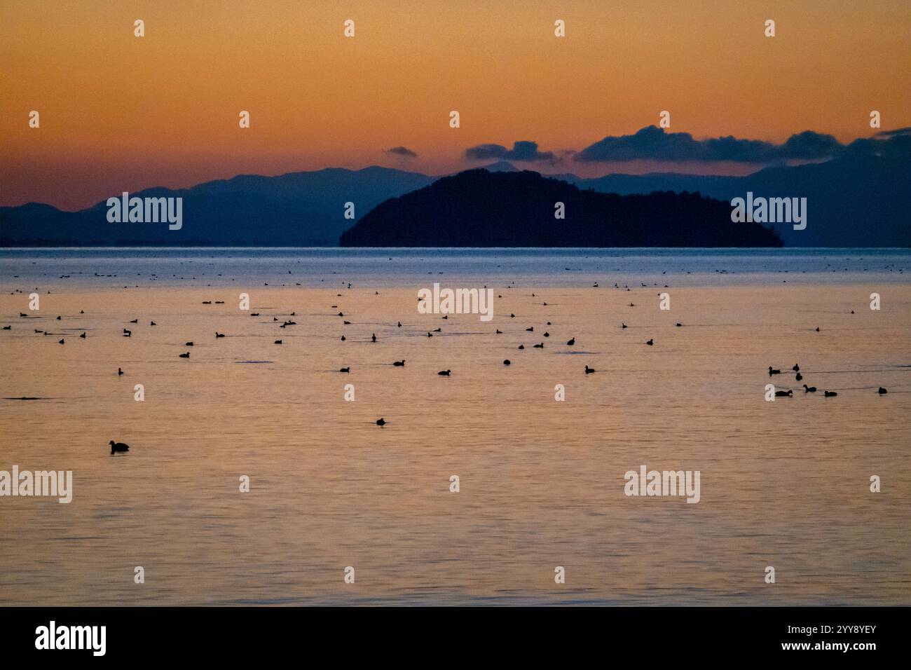 Northwest side of Lake Biwa in Shiga Prefecture Japan Stock Photo - Alamy