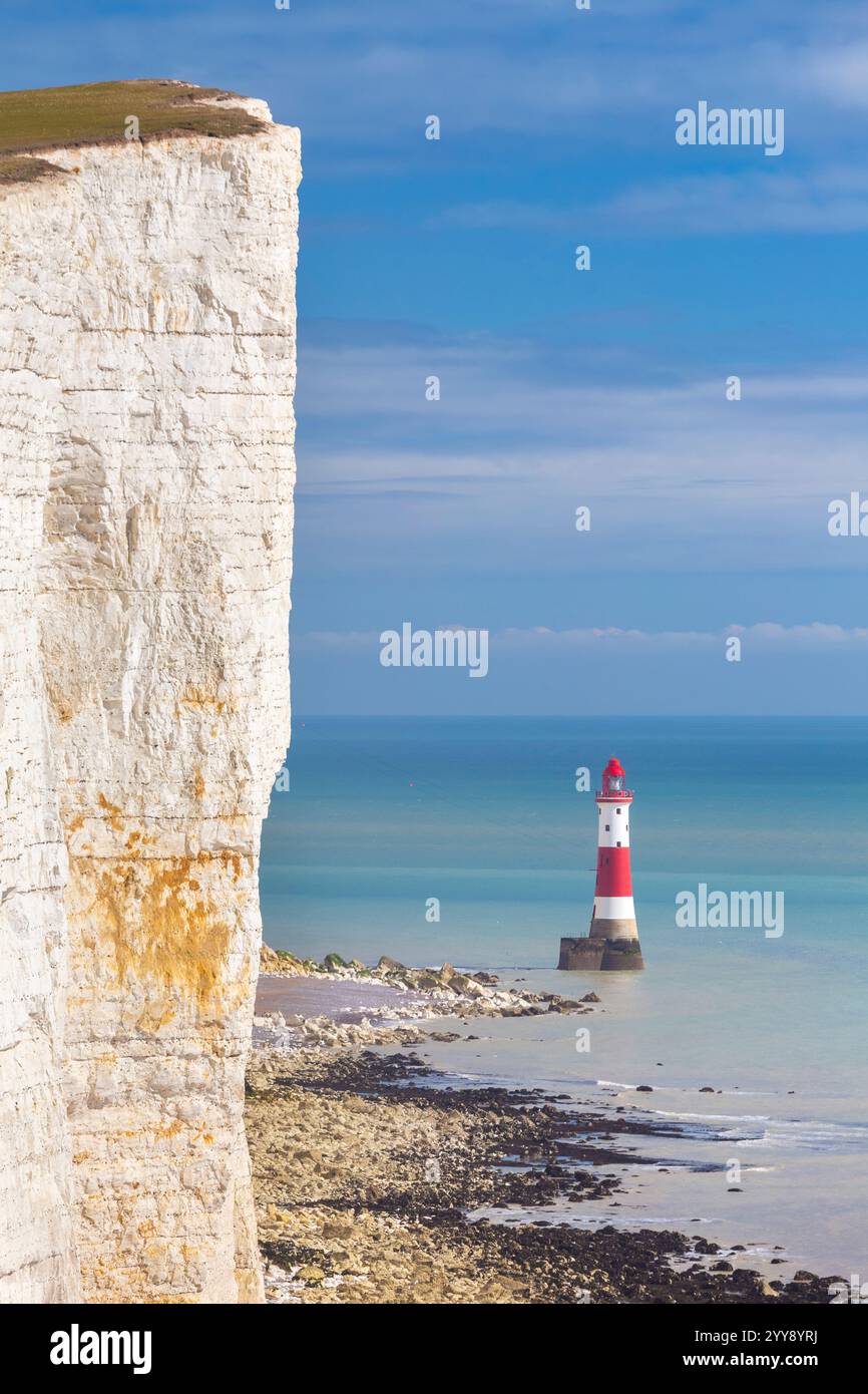 View of Beachy Head immediately east of the Seven Sisters and it's ...