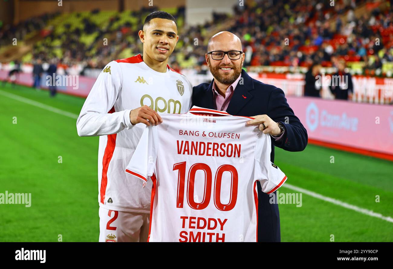 Monaco, Monte Carlo - December 18, 2024: Ligue 1 - AS Monaco vs Paris ...