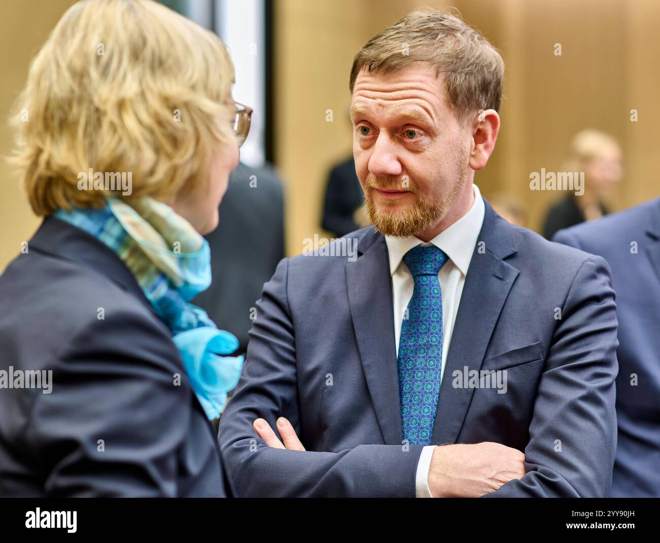 1050. Sitzung des Bundesrates - Katja Wolf Michael Kretschmer EUR ...
