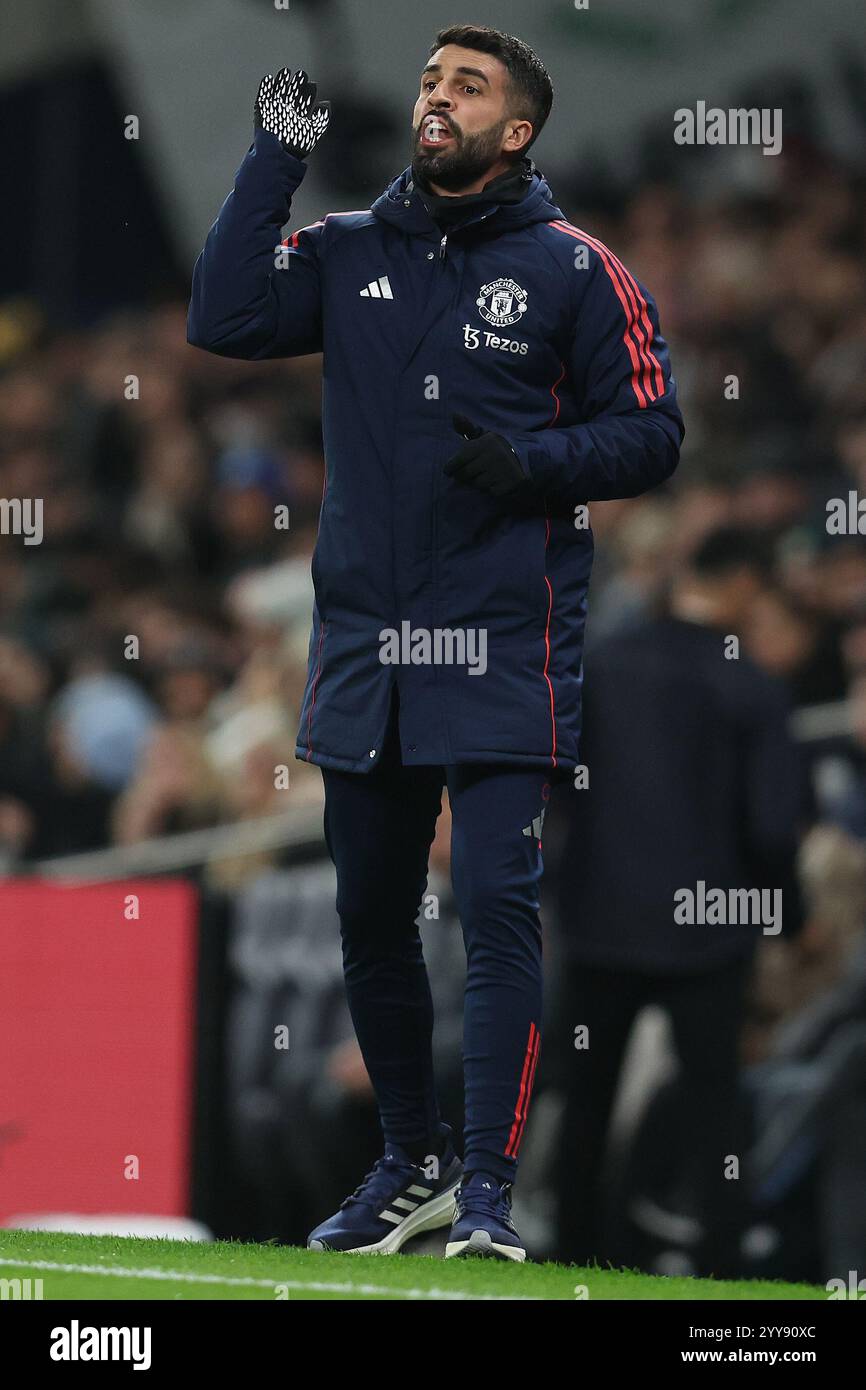 London, UK. 19th Dec, 2024. Carlos Fernandes, Manchester United ...