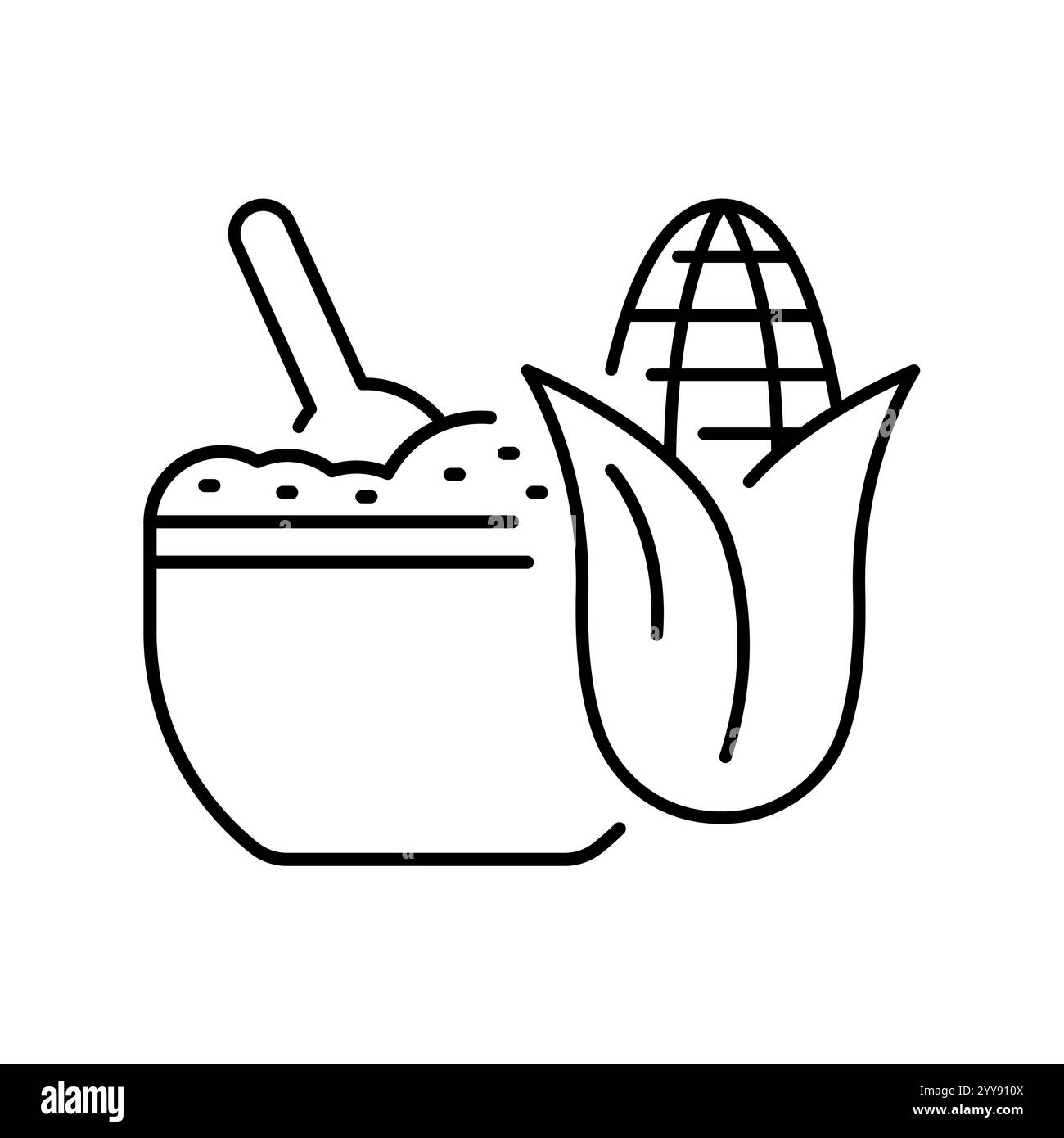 Cornstarch Stock Vector Images - Alamy