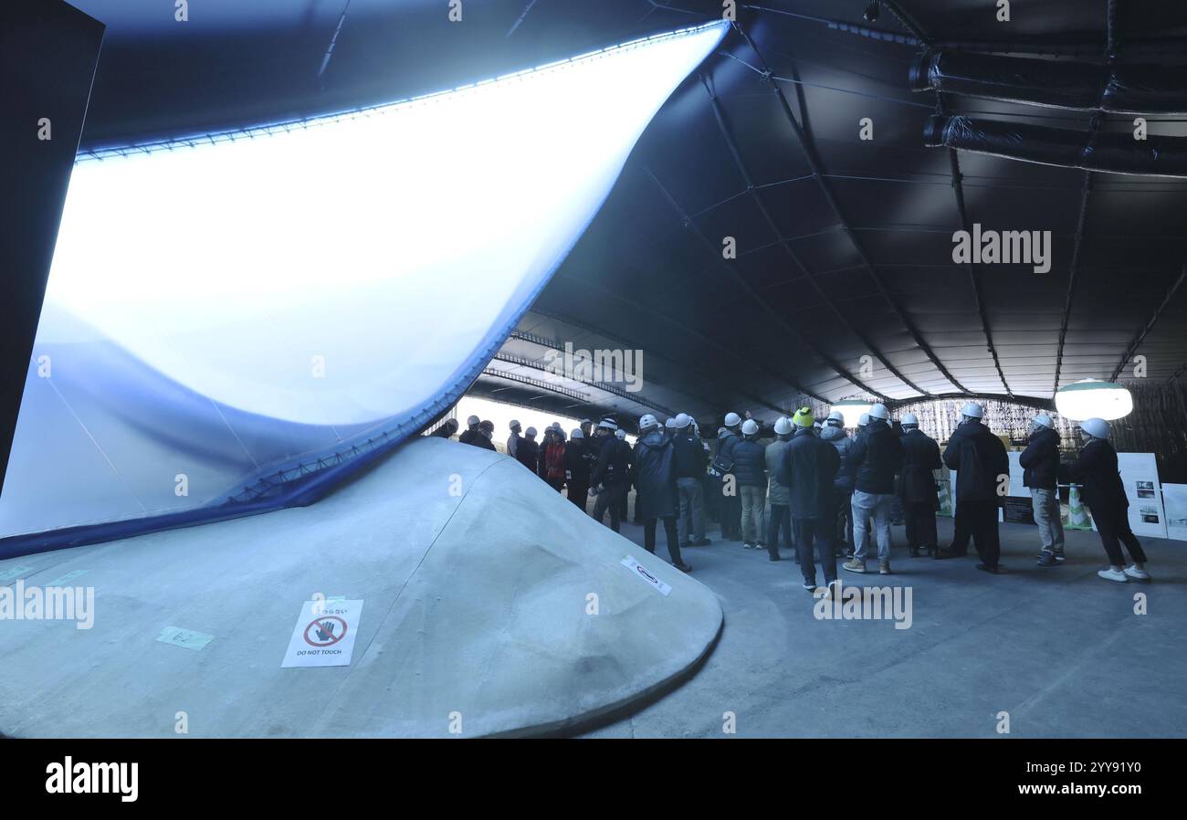 Photo taken on Dec. 20, 2024, shows Dynamic Equilibrium of Life, a ...