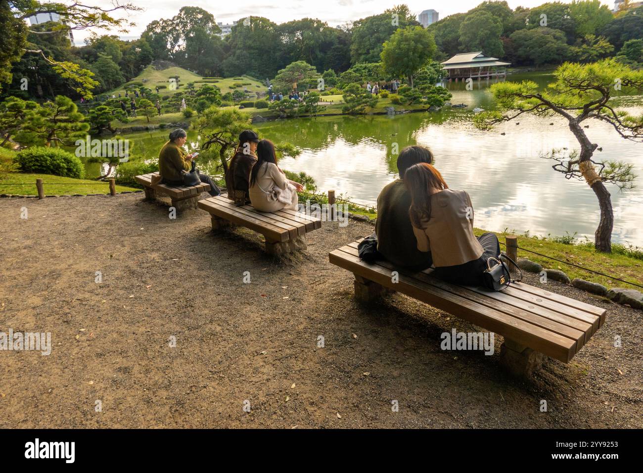 Kiyosumi garden is a traditional stroll garden in Fukagawa Tokyo Japan ...