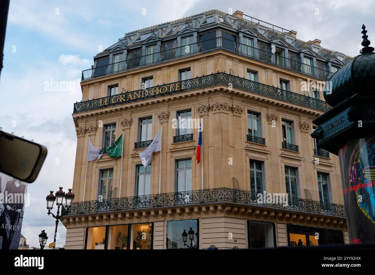 Historic building in Paris showcasing elegant architecture and French ...