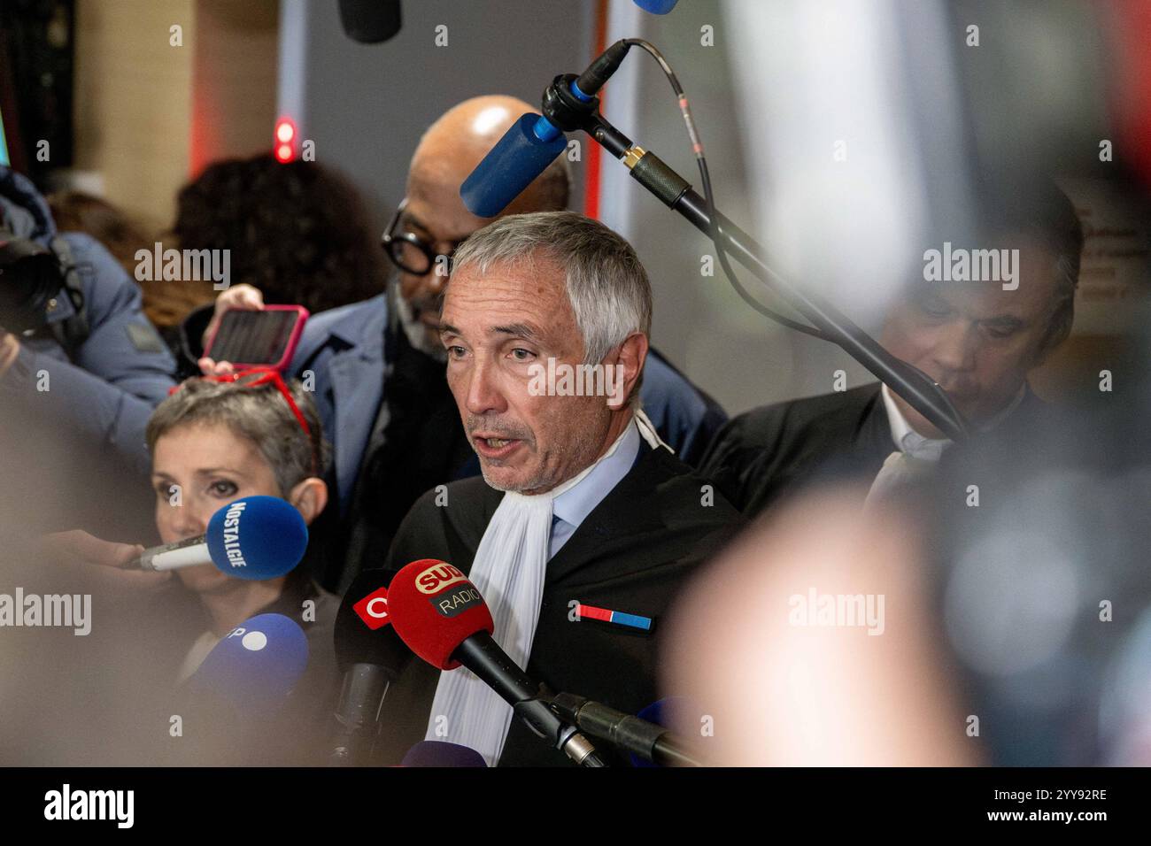 Avignon, France. 19th Dec, 2024. Patrick Gontard, Jean-Pierre Maréchal ...