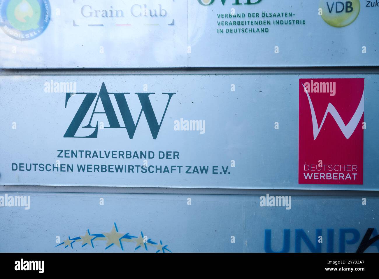 20 December 2024, Berlin: "Deutscher Werberat" and "ZAW ...