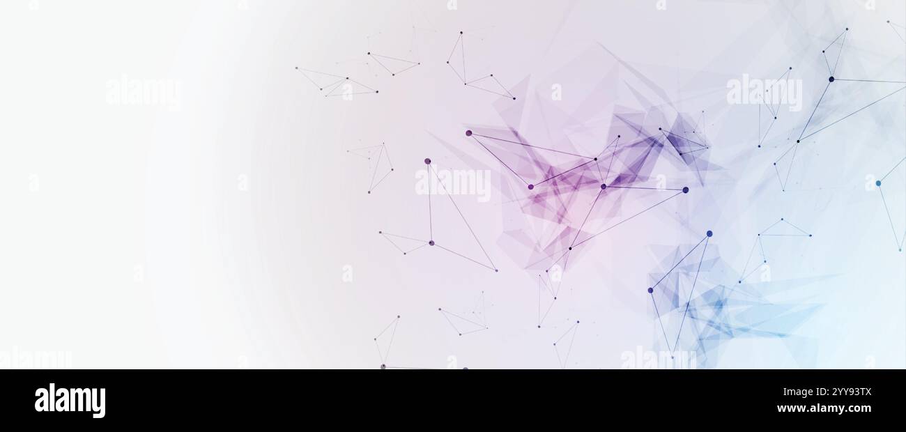 Abstract technology background with plexus effect. Vector art Stock ...