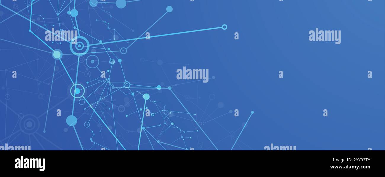 Abstract technology background with plexus effect. Vector art Stock Vector Image & Art - Alamy