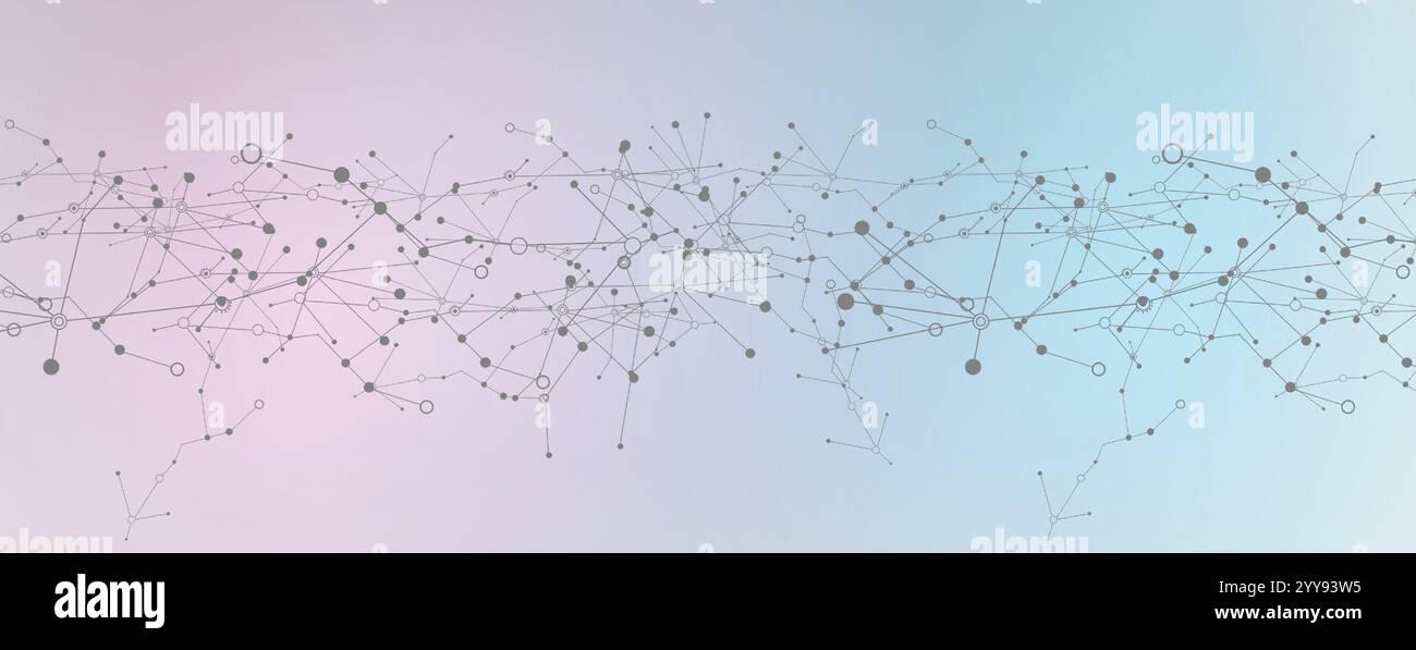 Abstract technology background with plexus effect. Vector art Stock ...