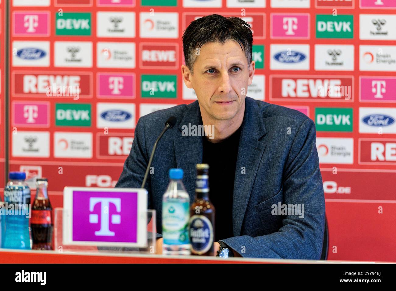 Dr. Christian Keller (Gesch?ftsf?hrer 1. FC K?ln) 2. Fussball Bundesliga: Pressekonferenz 1. FC ...