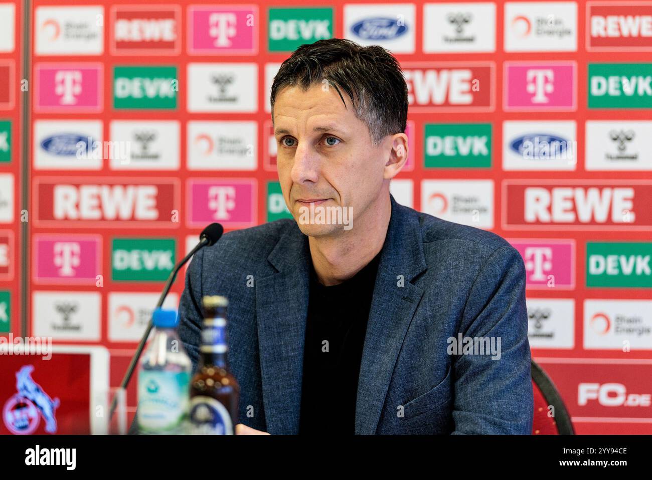 Dr. Christian Keller (Gesch?ftsf?hrer 1. FC K?ln) 2. Fussball Bundesliga: Pressekonferenz 1. FC ...